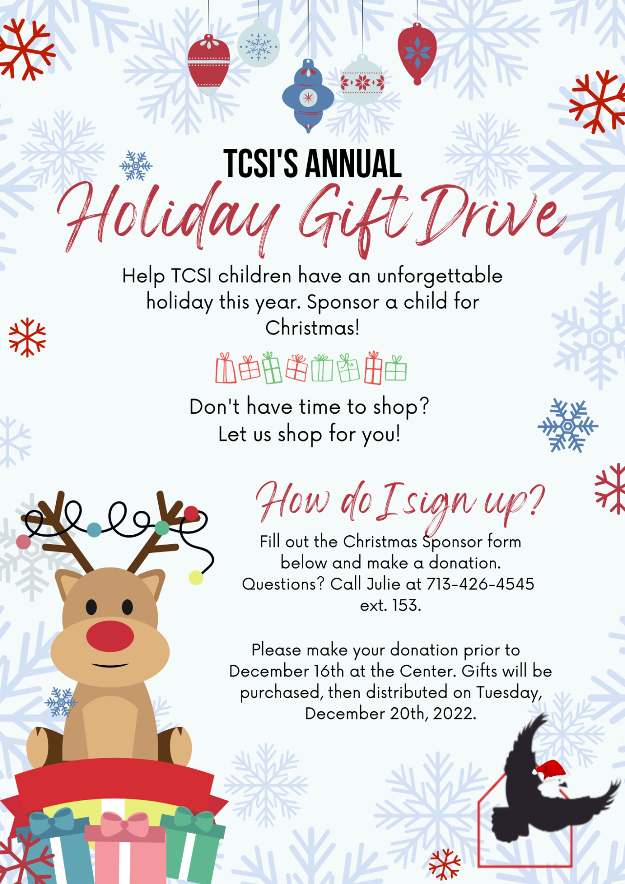 2022 Holiday Gift Drive – The Center for Success and Independence